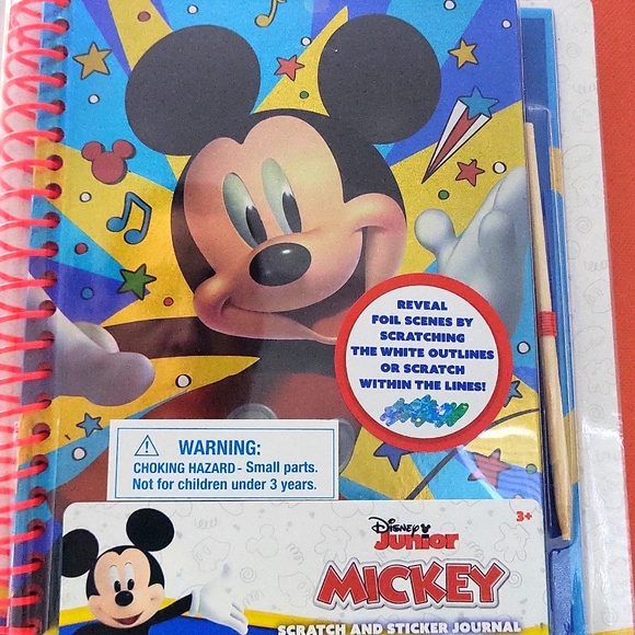 Accessories | Scratch And Sticker Journal Mickey Mouse | Poshmark